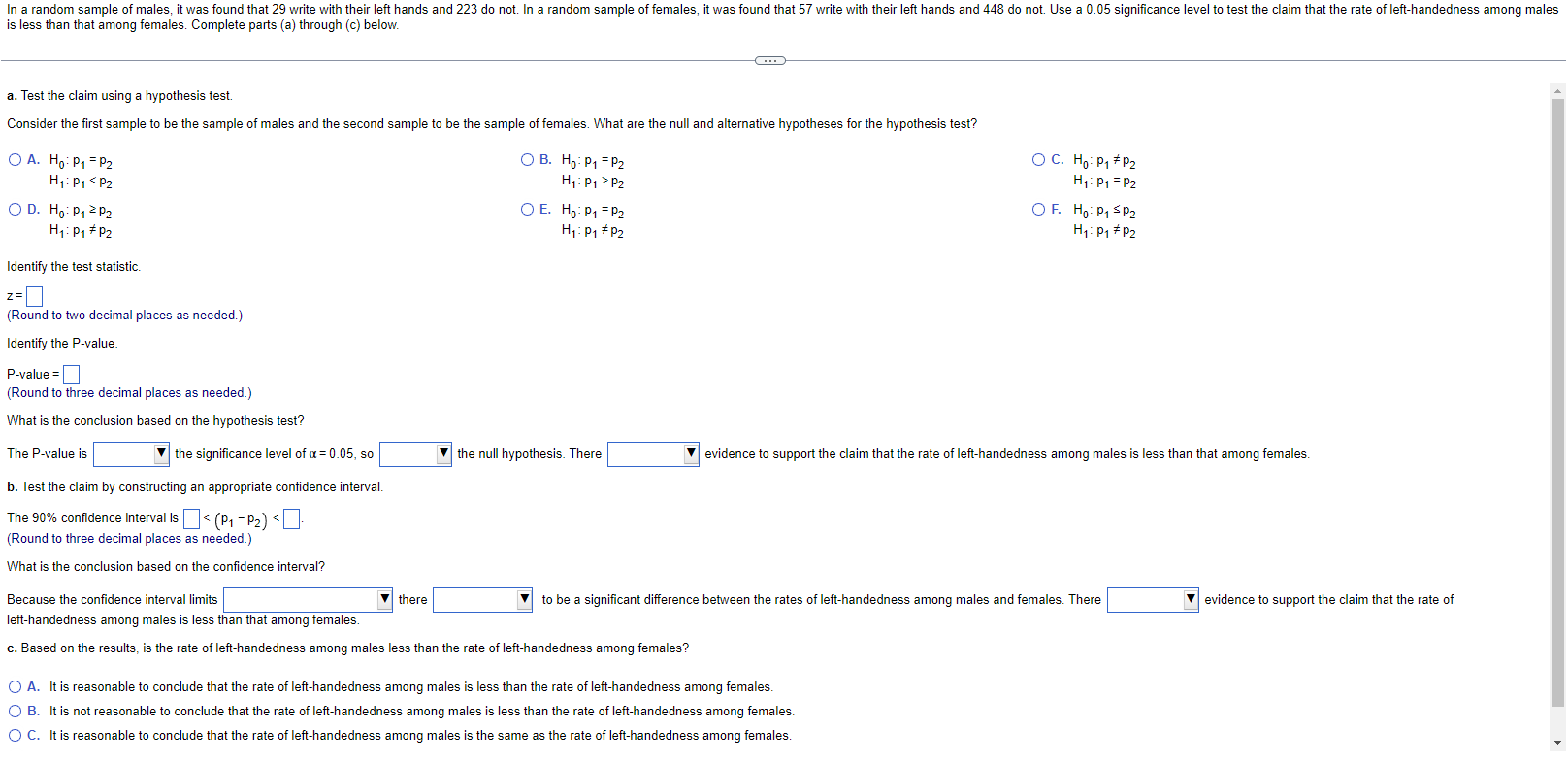 Solved The data given to the right includes data from 41 | Chegg.com