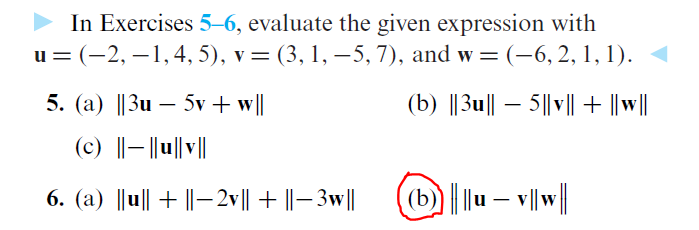 Solved In Exercises 5–6, evaluate the given expression with | Chegg.com