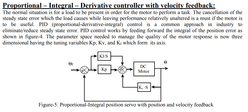 Solved The servo-process: The servo-process is a DC motor in | Chegg.com