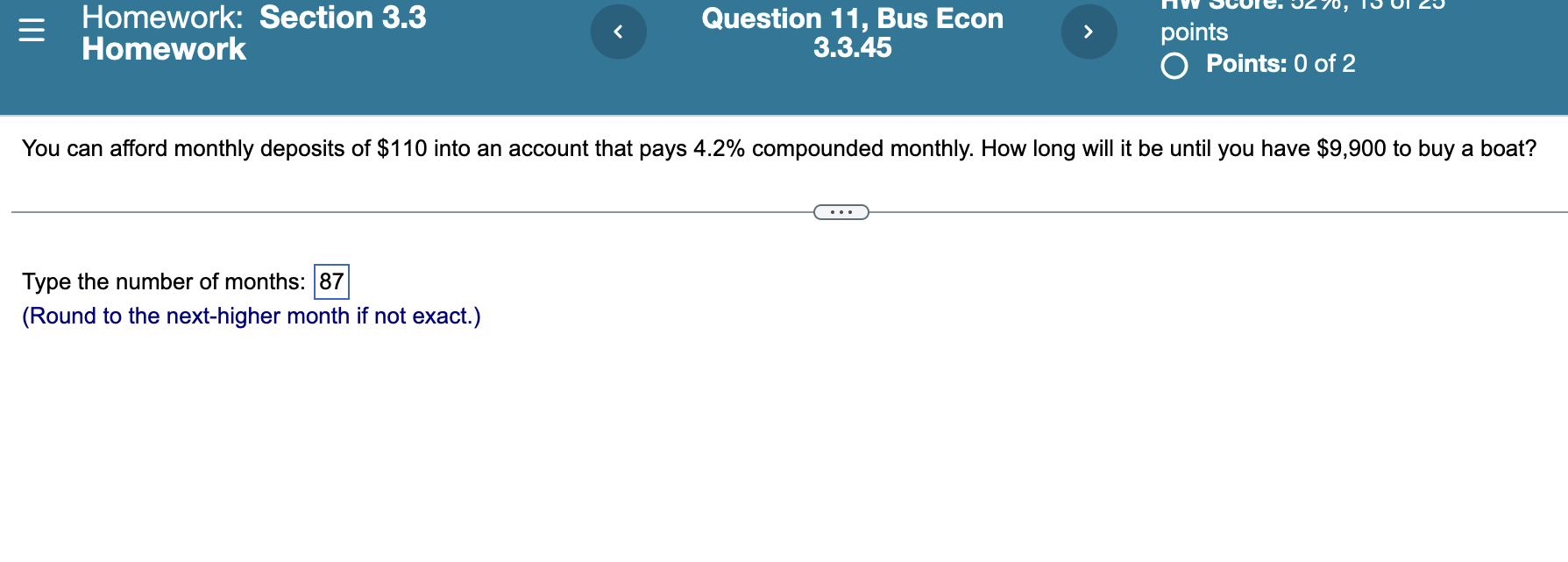 Solved Homework Section 3 3 Homework Question 11 Bus Econ