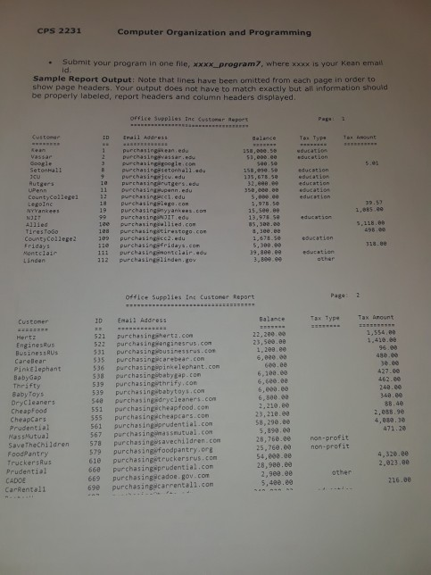 Solved CPS 2231 Computer Organization and Programming o | Chegg.com