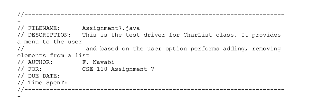 Solved Use the following Coding Guidelines Follow the Java | Chegg.com