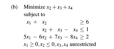 Solved course: linear & nonlinear OptimalPut the following | Chegg.com