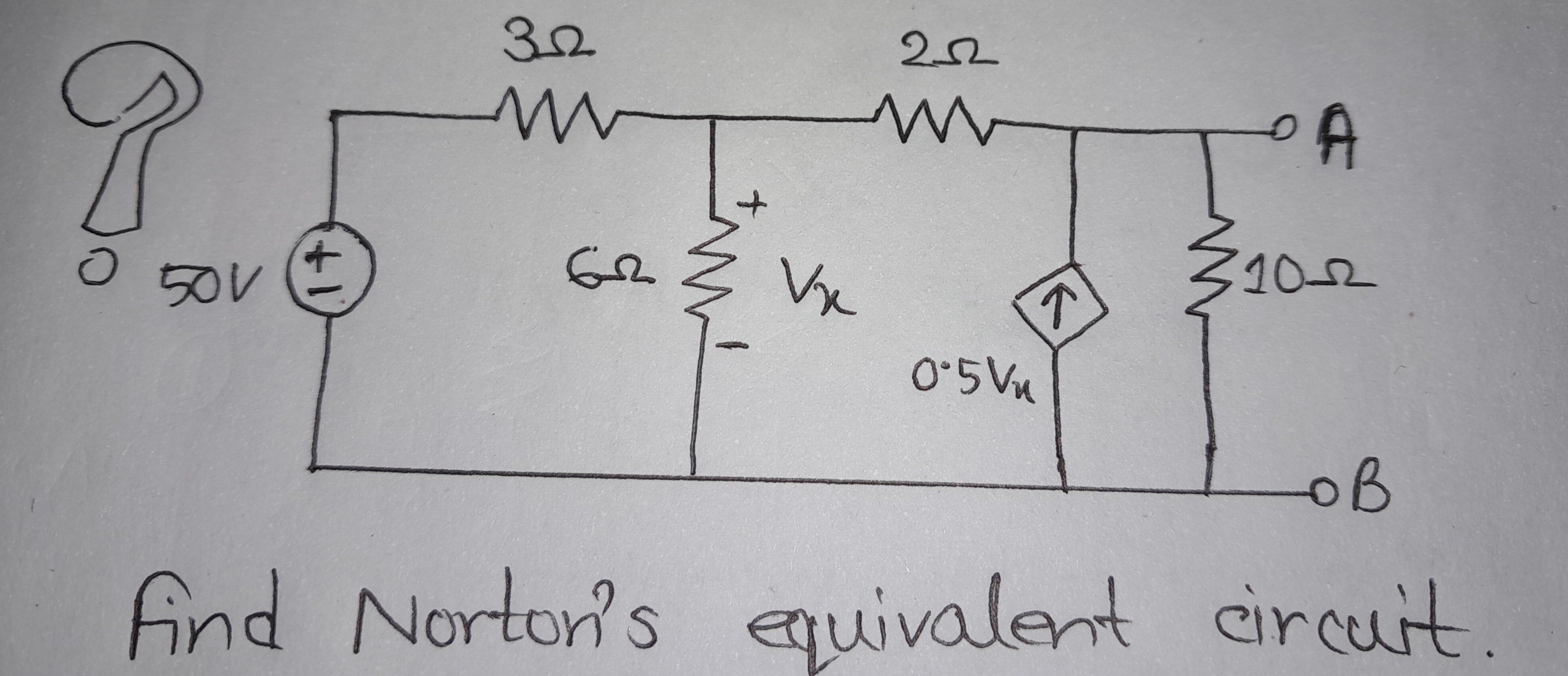 Solved Find Norton's equivalent circuit. | Chegg.com