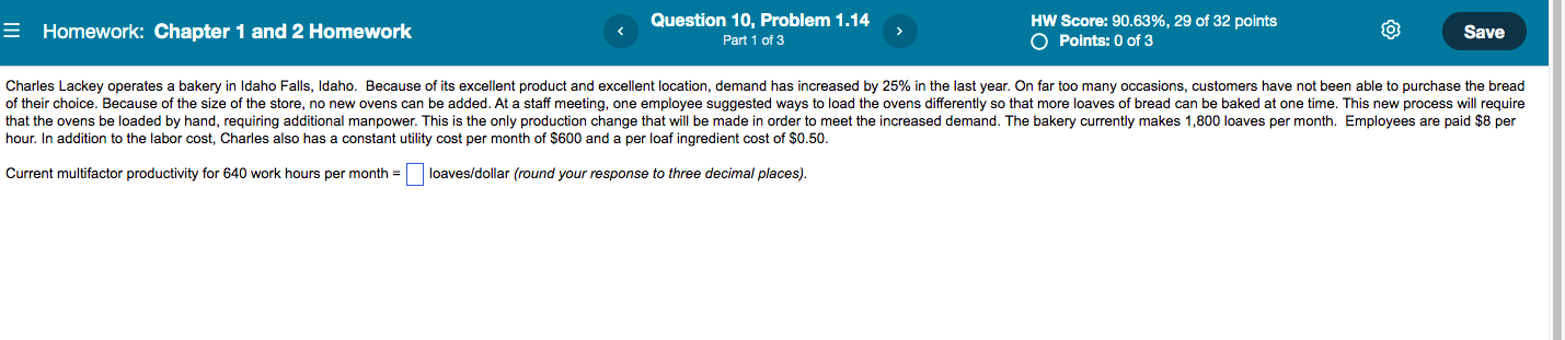 Solved = Homework: Chapter 1 and 2 Homework Question 10, | Chegg.com