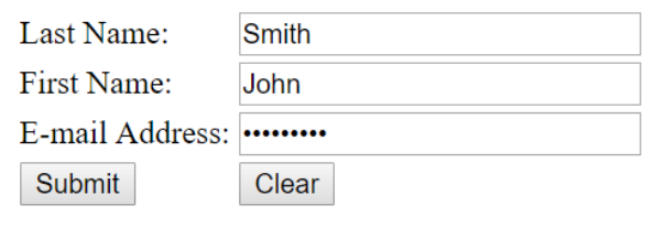 Solved Write CSS rules to generate a form such as the one | Chegg.com