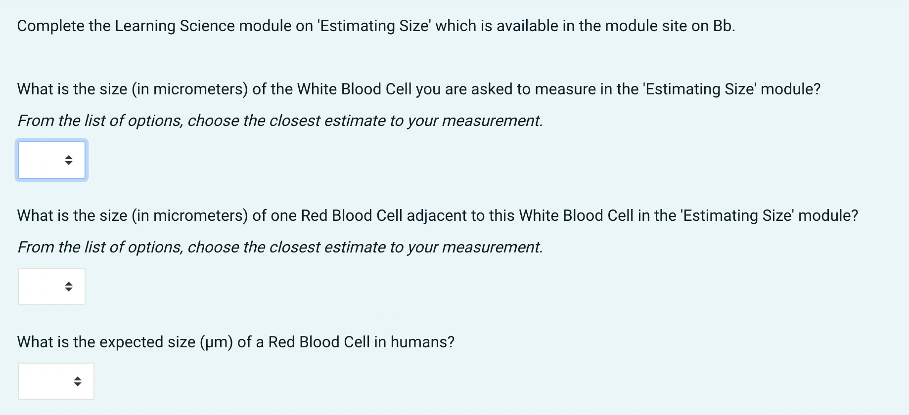 Complete the Learning Science module on 'Estimating | Chegg.com
