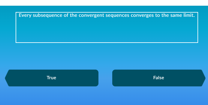 Solved Every subsequence of the convergent sequences | Chegg.com