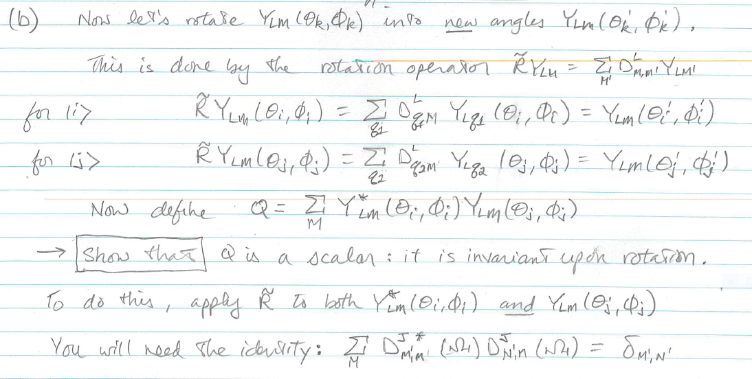 Solved д a A PROVE THE SPHERICAL HARMONIC ADDITION THEOREM | Chegg.com