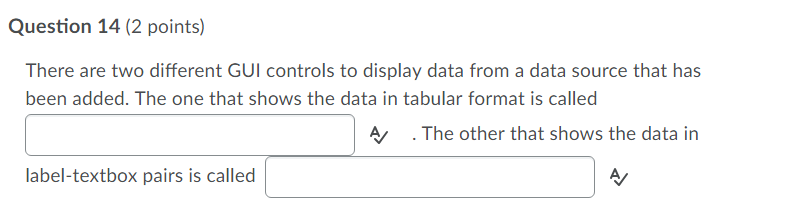 Solved Question 14 (2 points) There are two different GUI | Chegg.com
