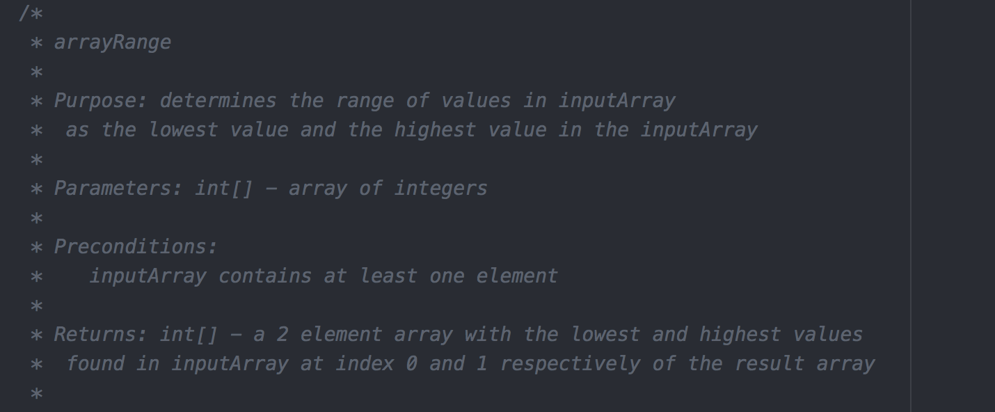 Solved * * arrayMax * * Purpose: finds the maximum value in | Chegg.com