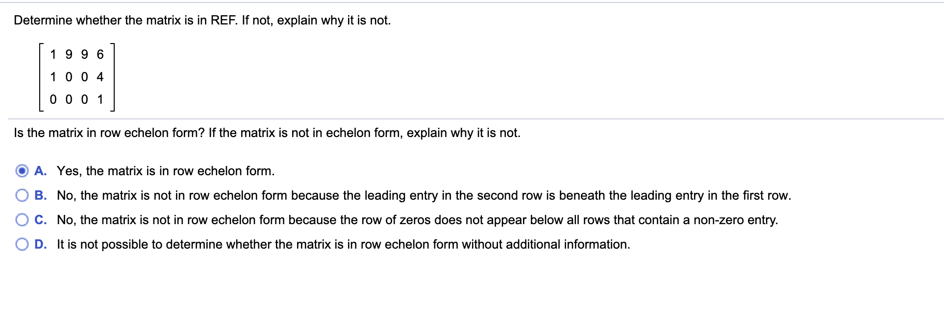 Solved Determine whether the given set is a basis for R3. 1 | Chegg.com