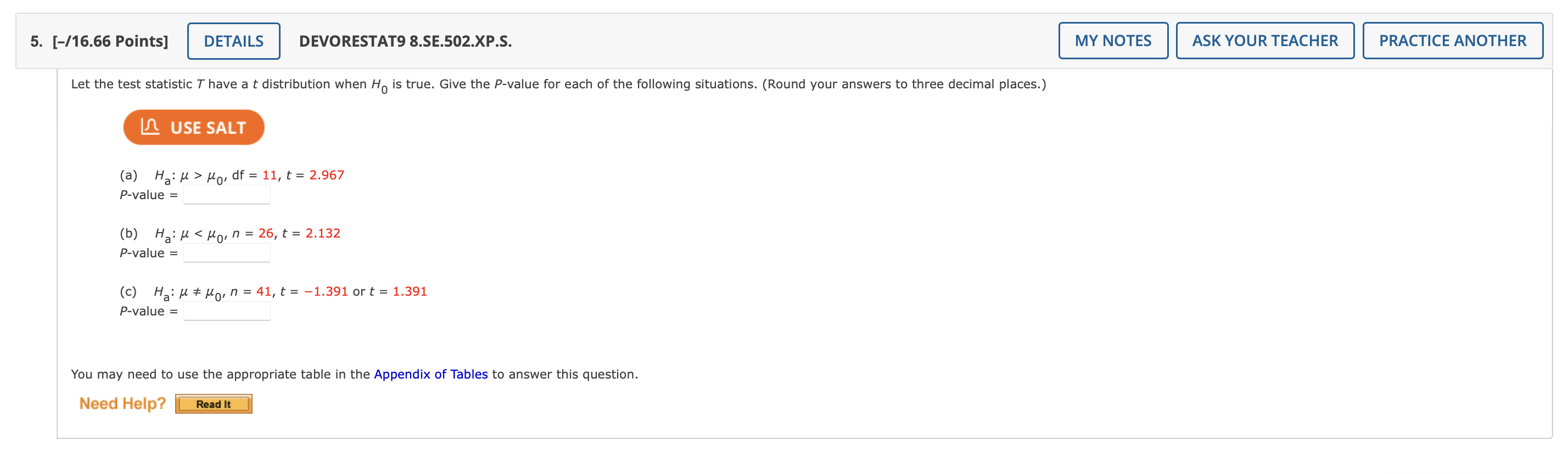 Solved /16.66 Points] DEVORESTAT9 8.SE.502.XP.S. Let the | Chegg.com