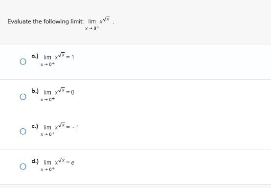 Solved Use logarithms to rewrite indeterminate forms that | Chegg.com
