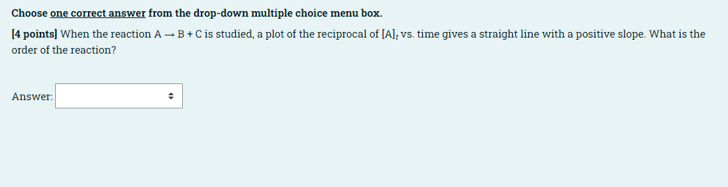 Solved Choose one correct answer from the drop-down multiple | Chegg.com