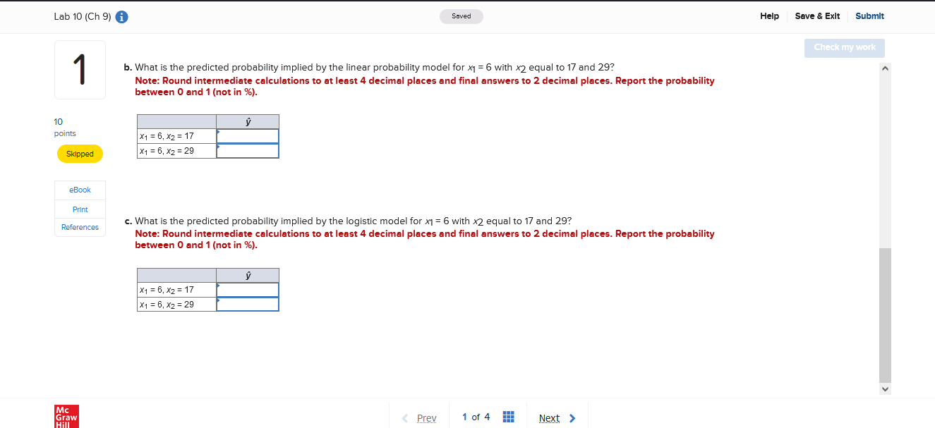 Solved Consider a binary response variable y and two | Chegg.com