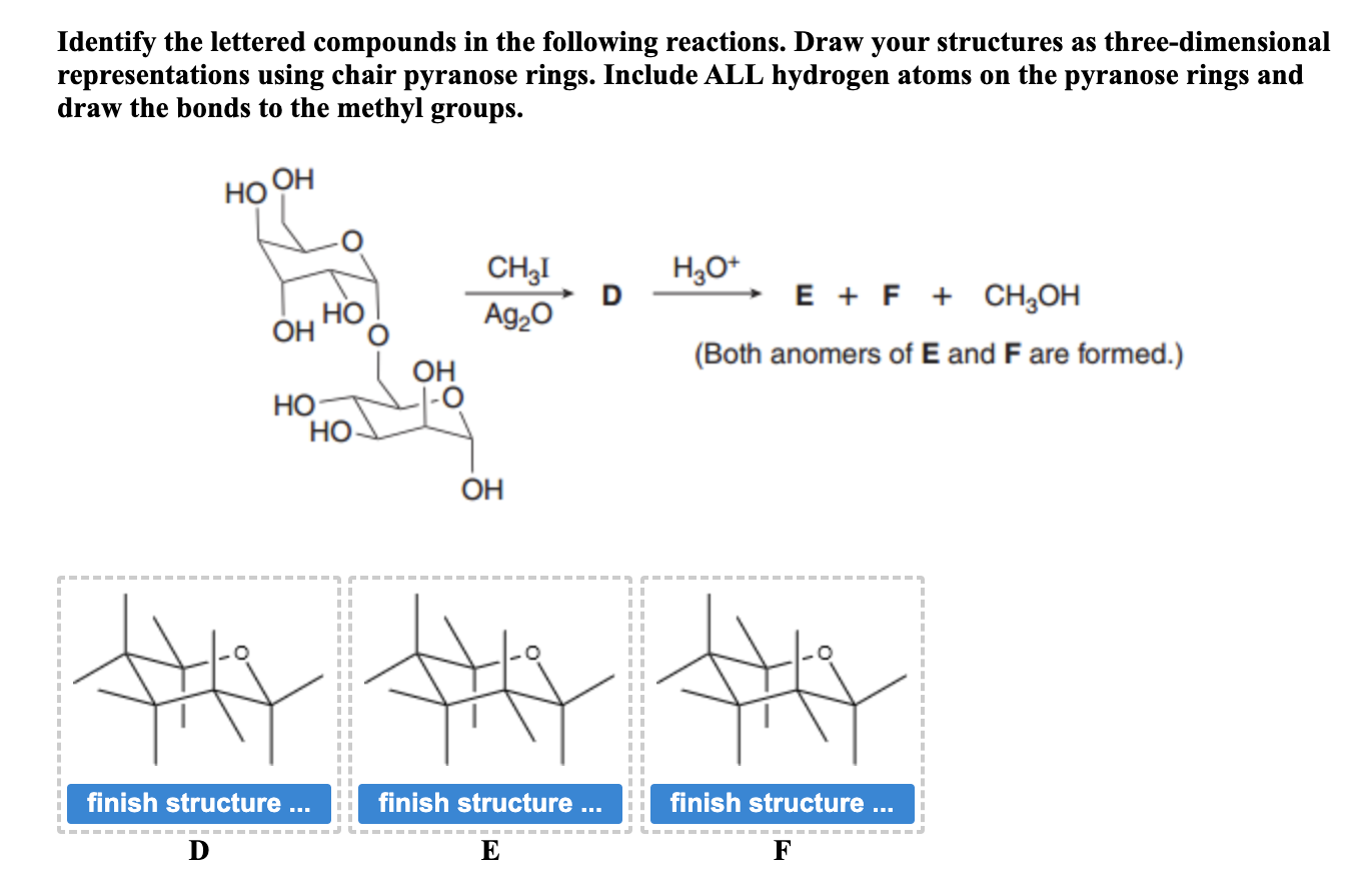 Identify the lettered compounds in the following | Chegg.com