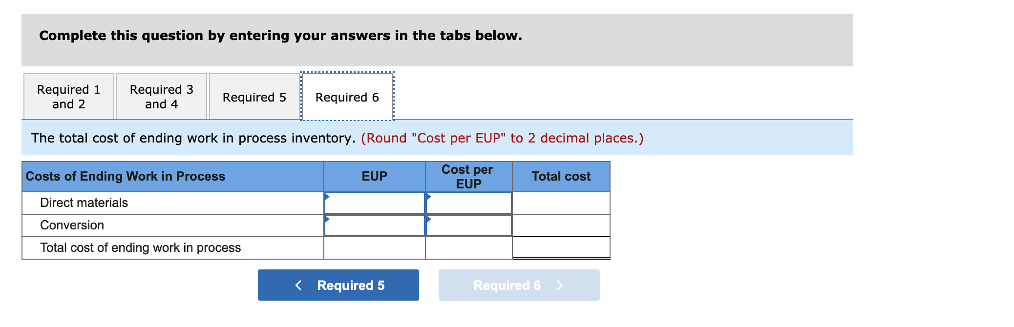 Solved Exercise 03-20 Weighted average: Process cost summary | Chegg.com