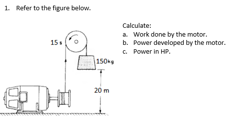 Solved Refer to the figure below.Calculate:a. ﻿Work done by | Chegg.com