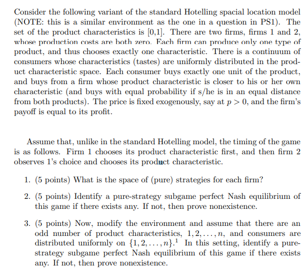 Consider the following variant of the standard | Chegg.com