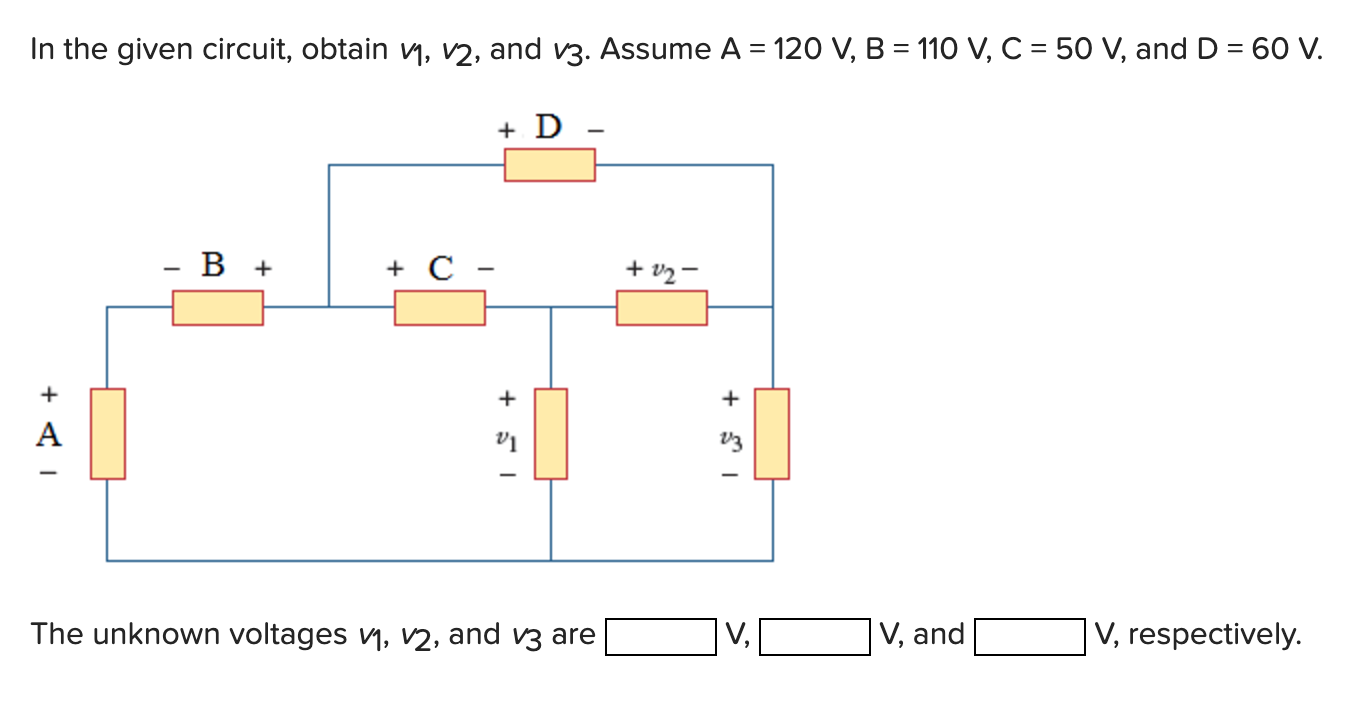 Solved In ﻿the given circuit, obtain v1,v2, ﻿and v3. ﻿Assume | Chegg.com