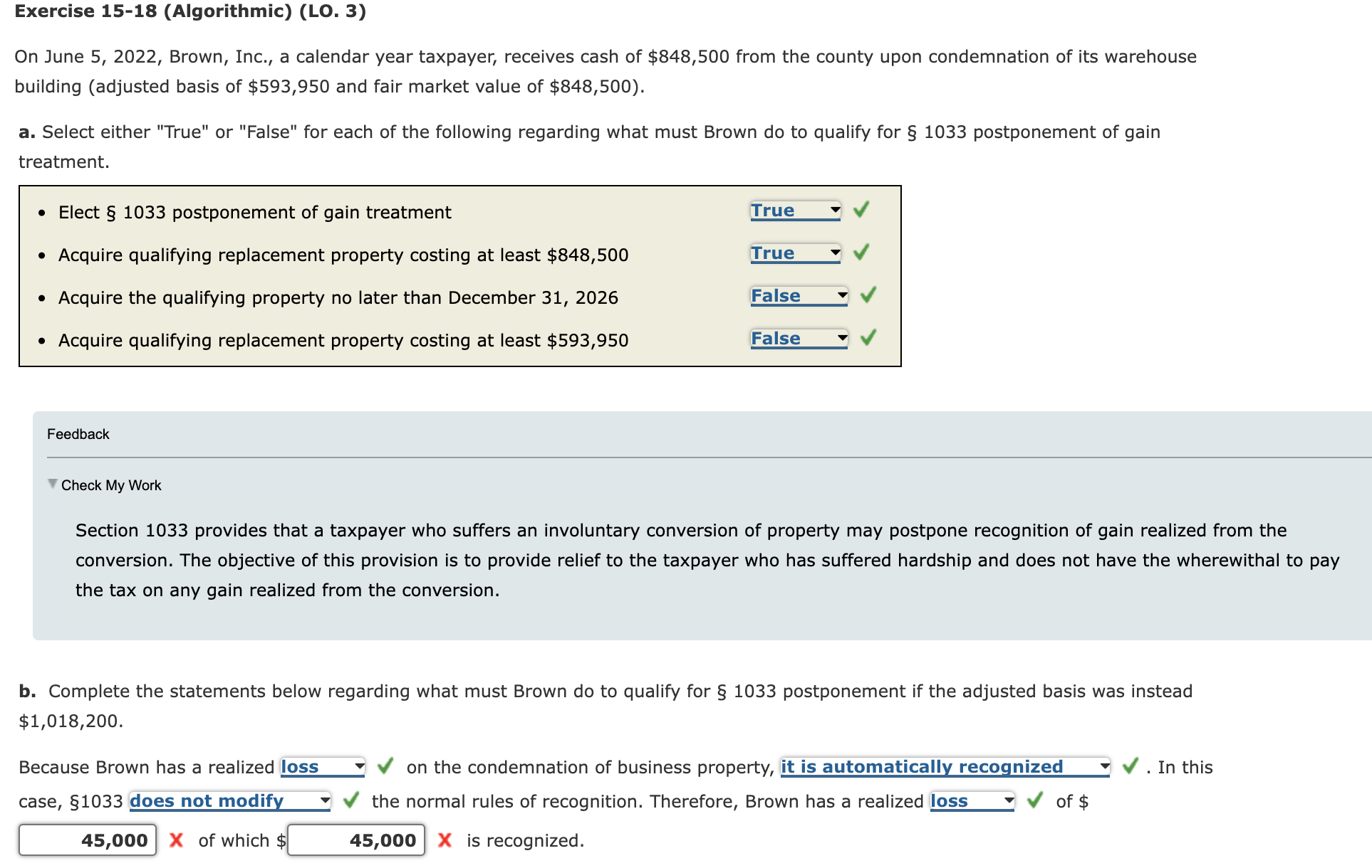 Solved Problem 14-39 (Algorithmic) (LO. 1, 2, 3) Mahan | Chegg.com