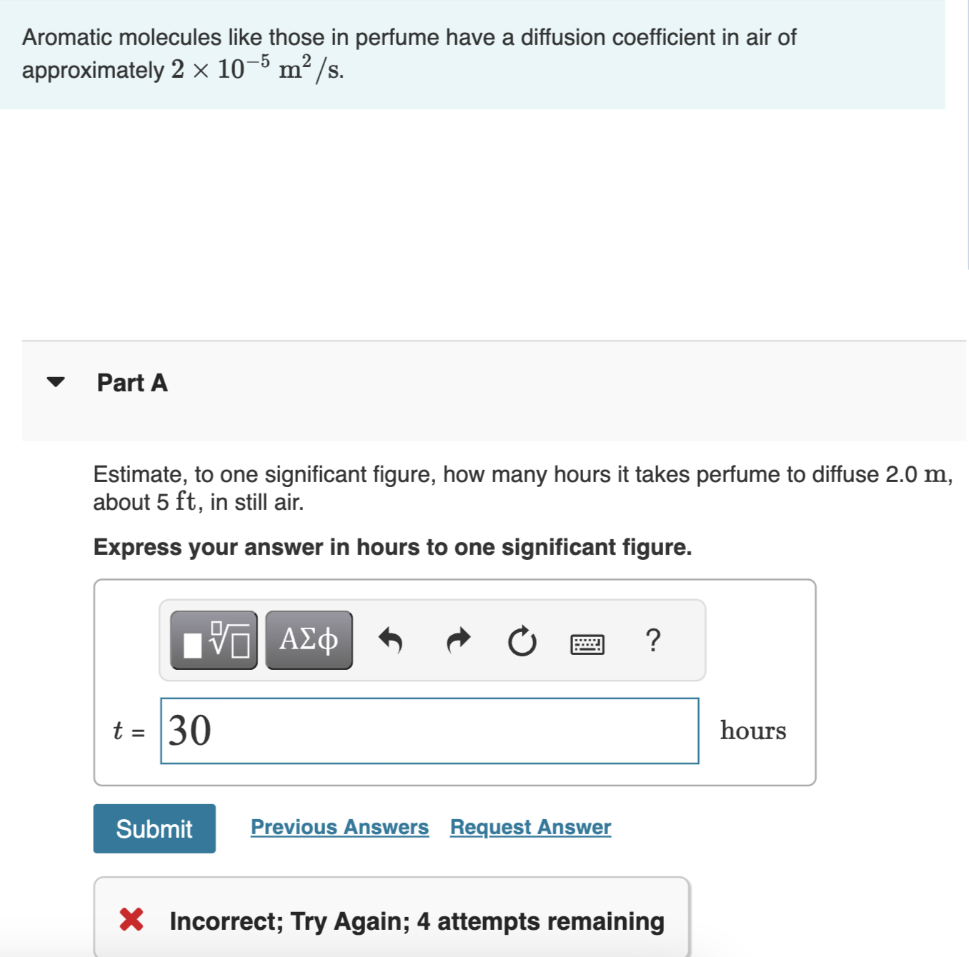 Solved Aromatic molecules like those in perfume have a | Chegg.com