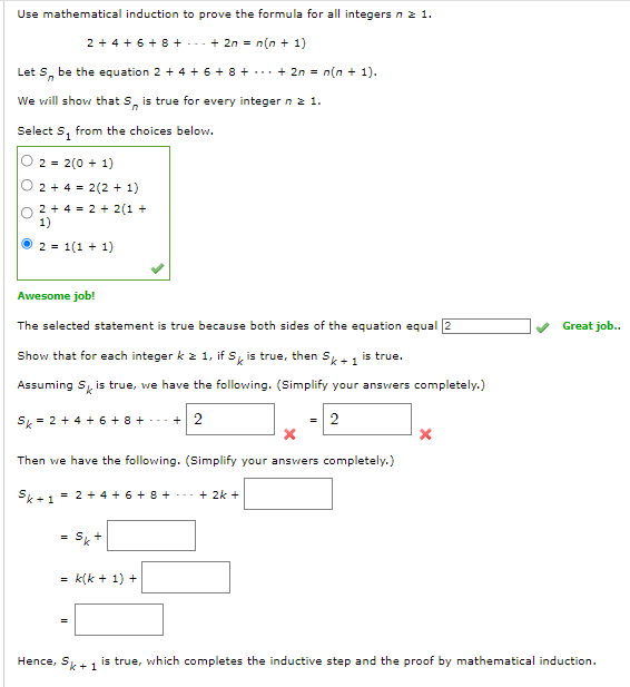 Solved Use mathematical induction to prove the formula for | Chegg.com