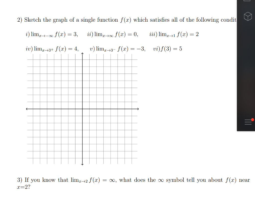 Solved Sketch the graph of a single function f(x) which | Chegg.com