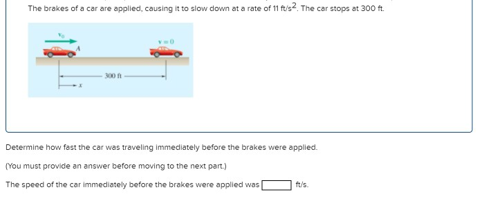 Solved The brakes of a car are applied, causing it to slow | Chegg.com
