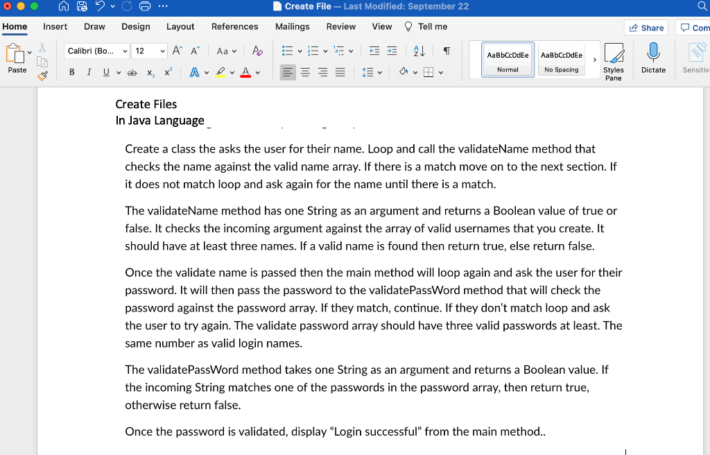 Solved CO... Create File - Last Modified: September 22 Q | Chegg.com