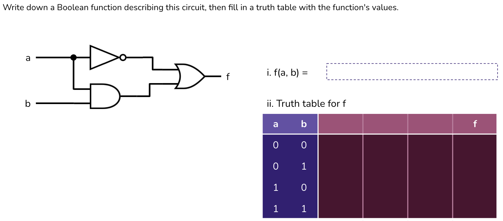 Solved For the each of the following circuit | Chegg.com