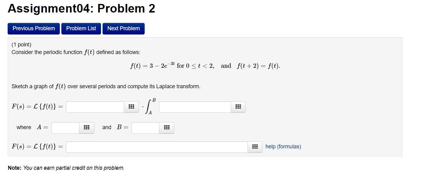 Assignment04: Problem 2 Previous Problem Problem List | Chegg.com
