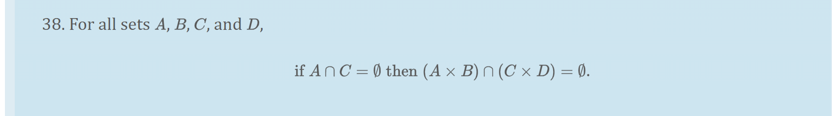 Solved Use the element method for proving a set equals the | Chegg.com