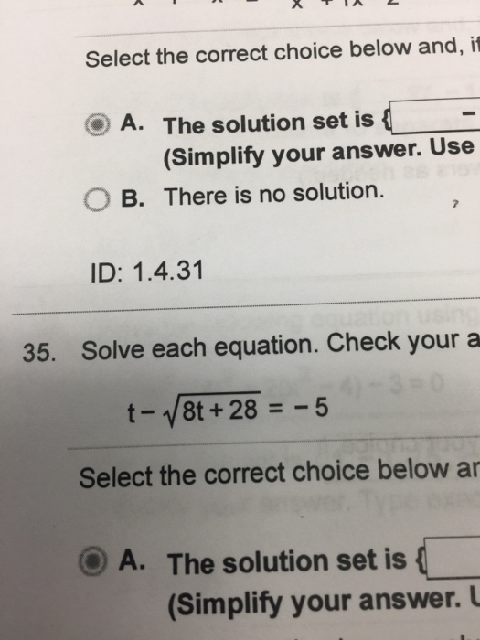 Solved Select the correct choice below and, if e A. The | Chegg.com