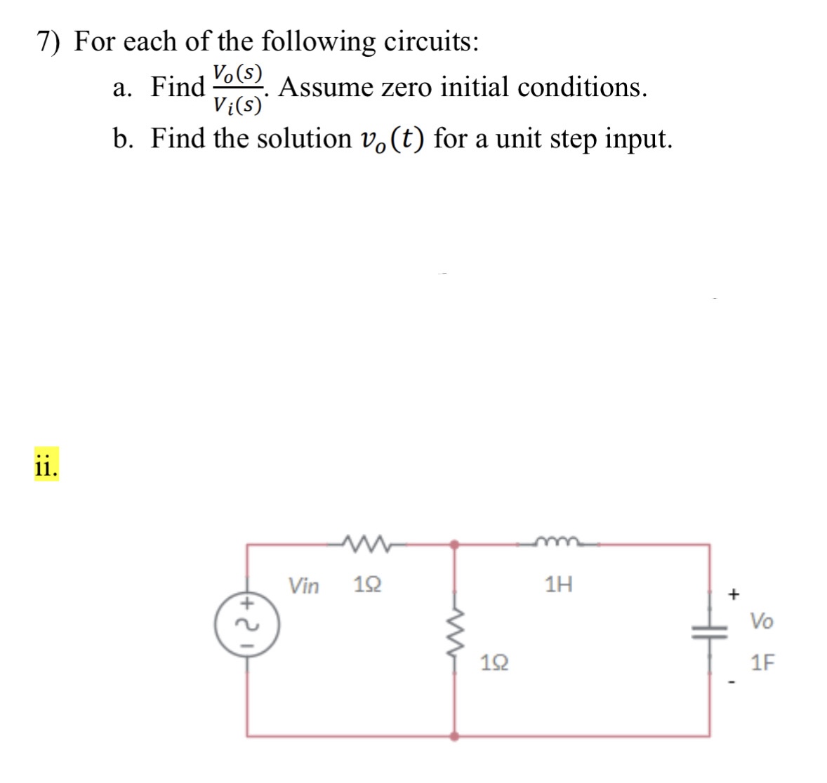 Solved For each of the following circuits:a. ﻿Find | Chegg.com