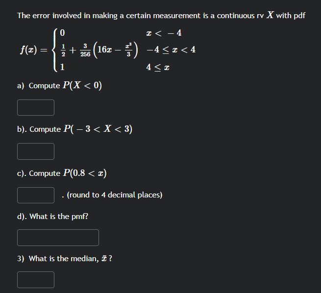 Solved The error involved in making a certain measurement is | Chegg.com