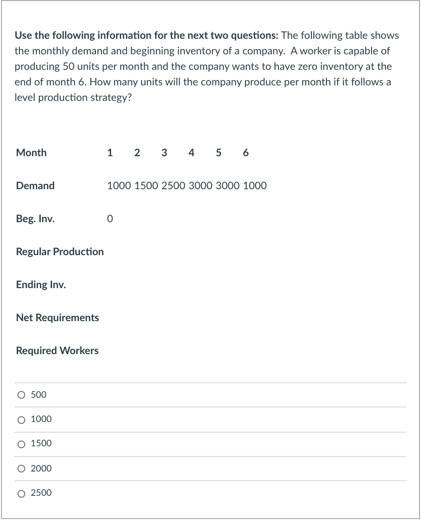 Solved Use the following information for the next two | Chegg.com