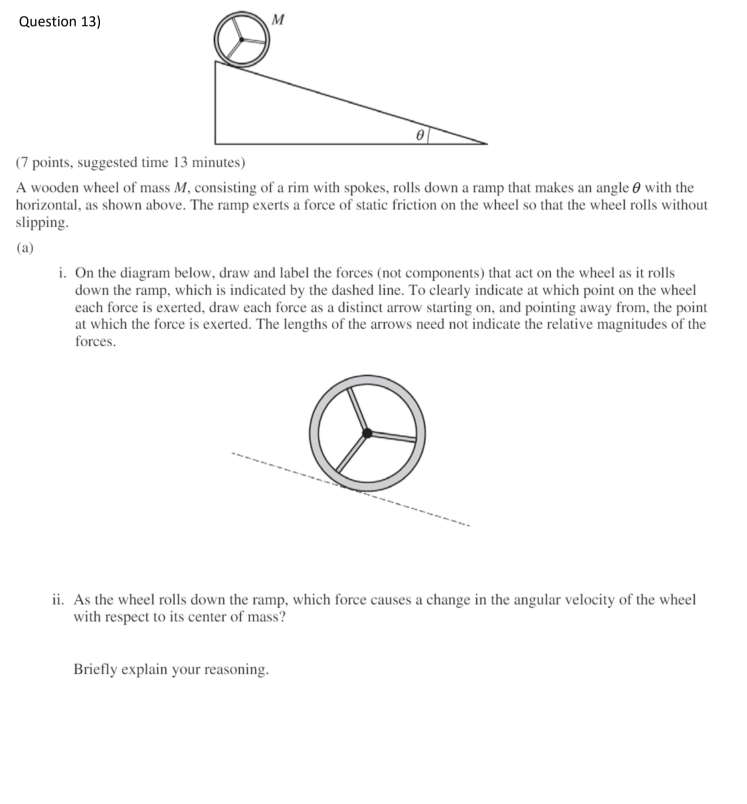 Solved Question 13) M e (7 points, suggested time 13 | Chegg.com