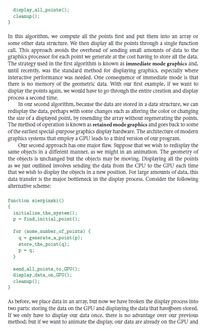 Objectives: 1. Apply WebGL API 2. Apply JS API 3. | Chegg.com