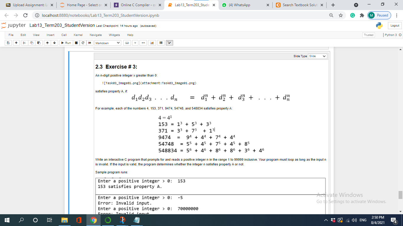 Solved Bb Upload Assignment: L X Home Page - Select or X | Chegg.com