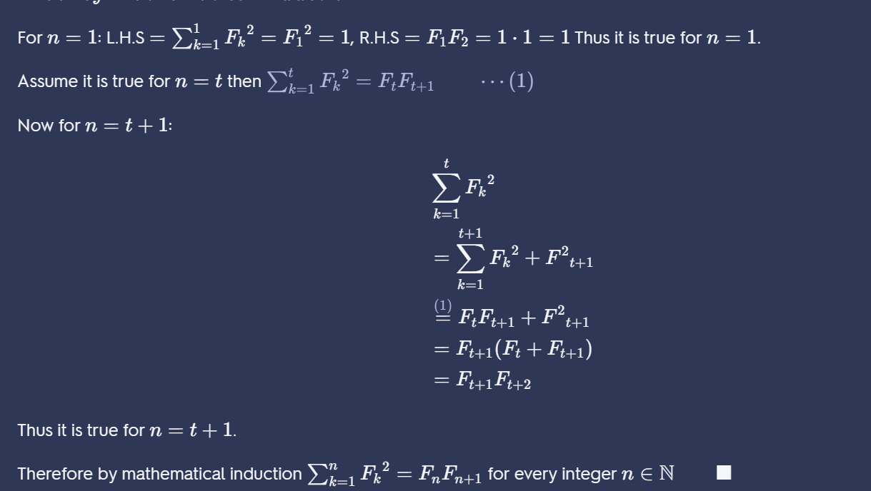 Solved n 26. Concerning the Fibonacci sequence, prove that | Chegg.com