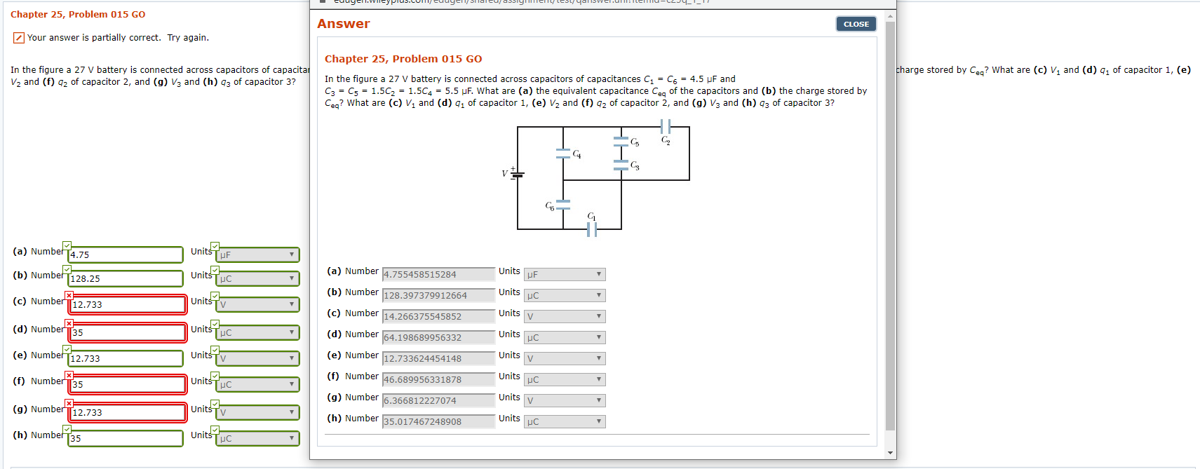 Solved In the figure a 27 V battery is connected across | Chegg.com