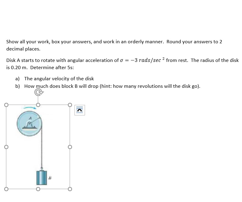 Solved Show all your work, box your answers, and work in an | Chegg.com