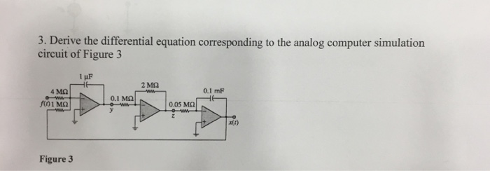 Solved Derive The Differential Equation Corresponding To The 
