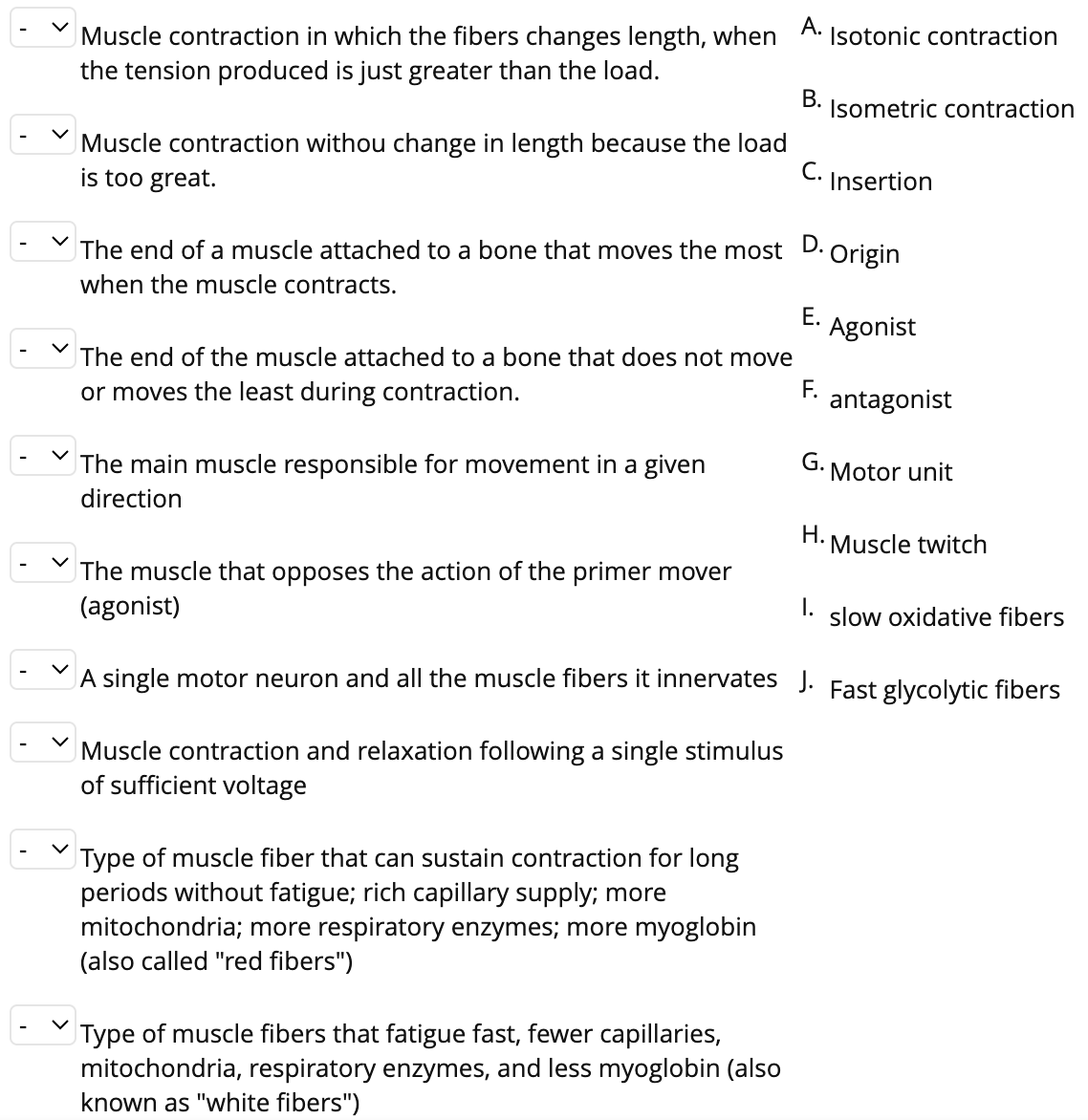 Solved Muscle contraction in which the fibers changes | Chegg.com