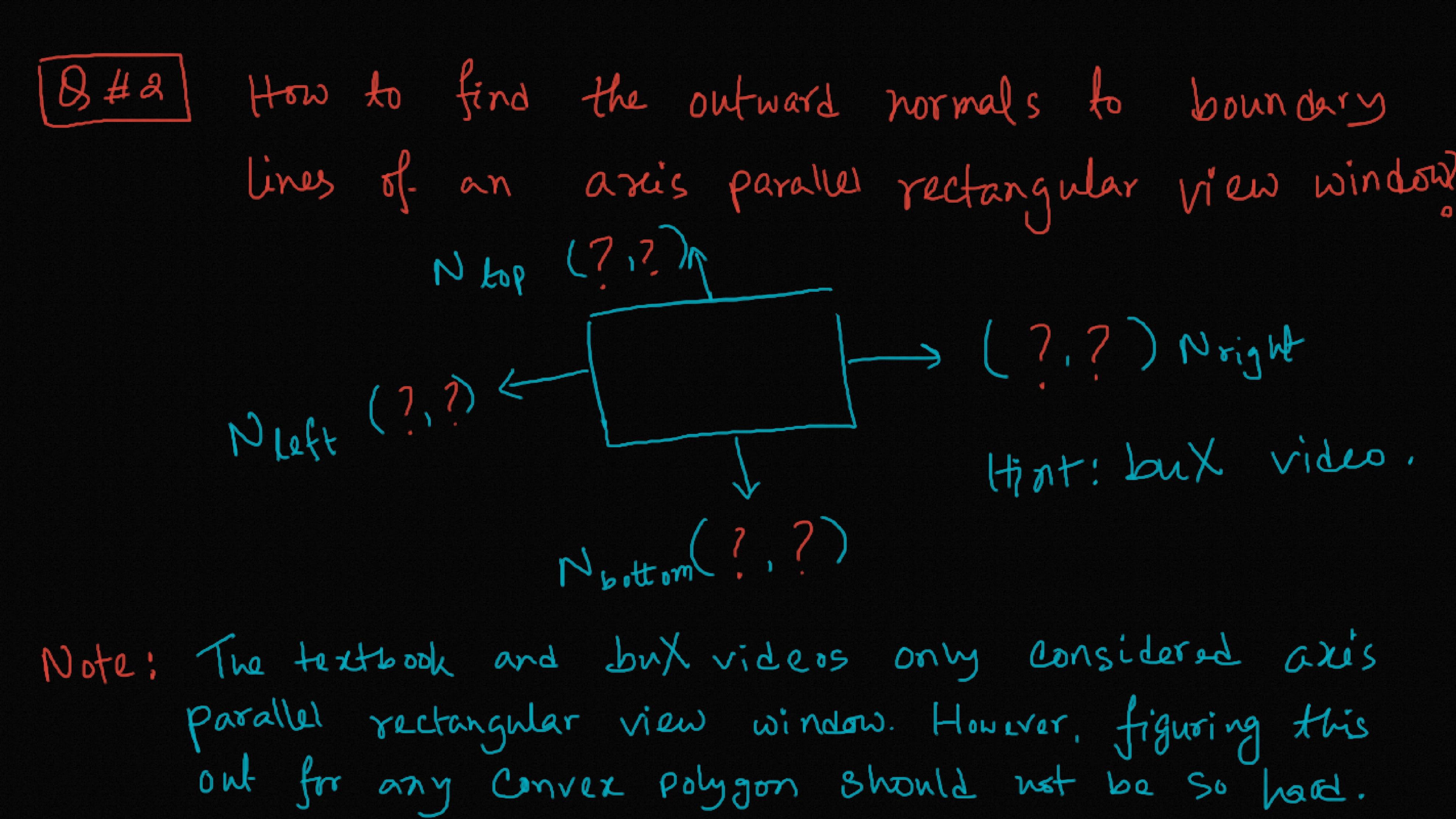 u ㅁ Cyrus-Beck Algo [Textbook : Chapter 3, Section | Chegg.com