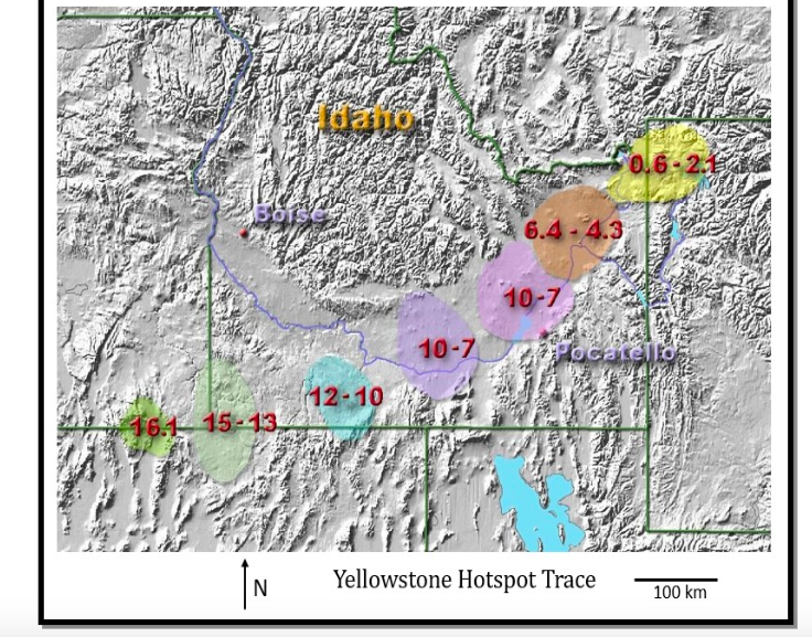 Solved Yellowstone Hotspot Introduction: Review the text on | Chegg.com