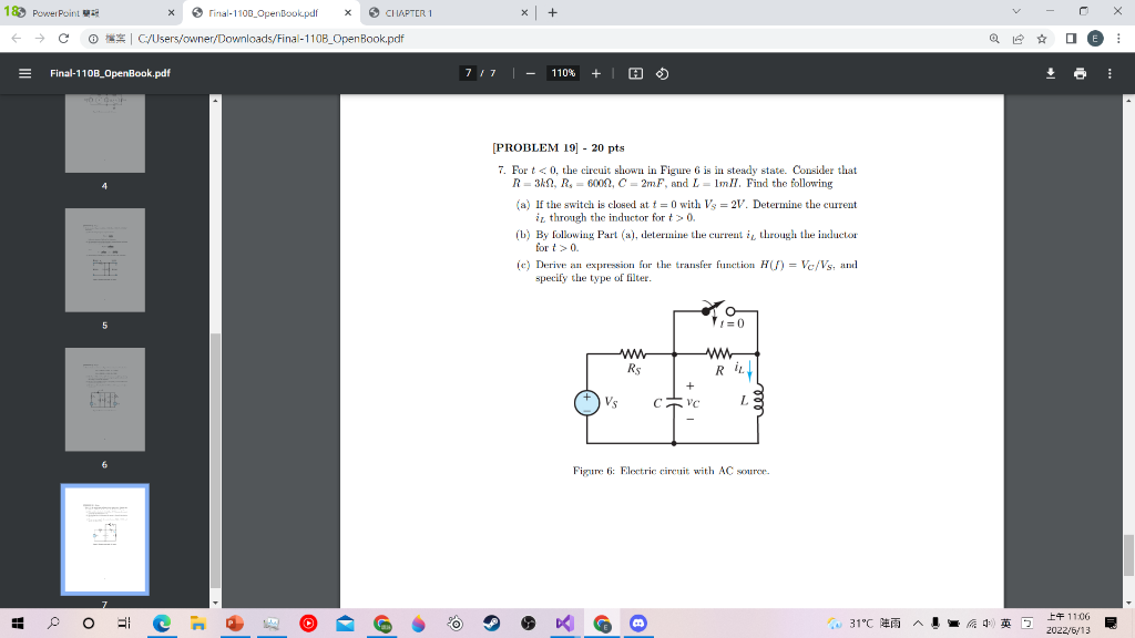 Solved 183 PowerPoint 2 X Final-1100 OpenBook.pdf > CHAPTER | Chegg.com