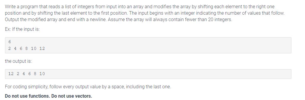 Solved Write a program that reads a list of integers from | Chegg.com